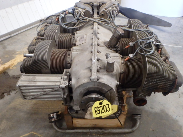 Continental O-470-R . Engine PARTS ONLY CORE