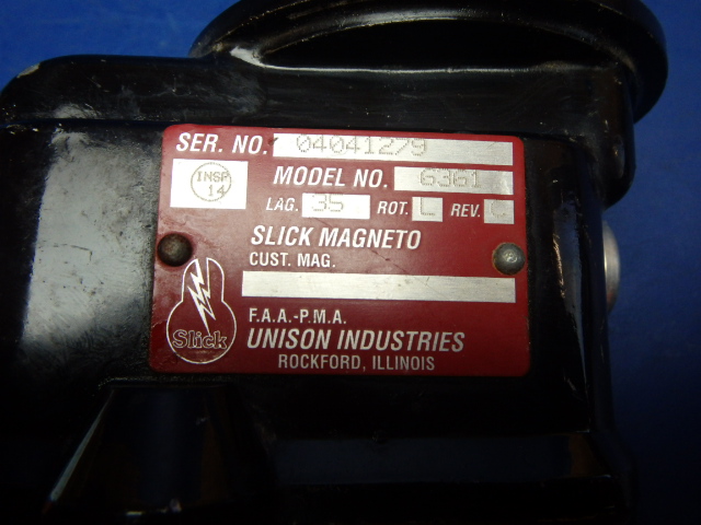 SLICK 6361 Magneto. w/ Impulse Coupler