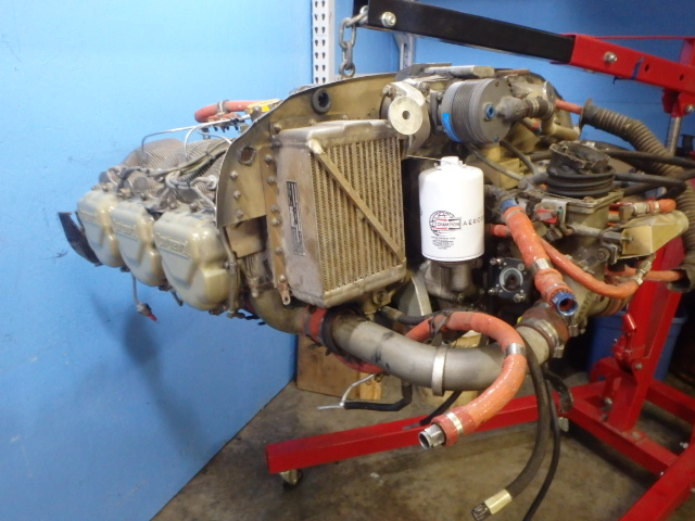 Continental IO-550-C . Engine w/Accessories TSMO=1504.7 NO PROP STRIKE ...