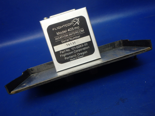 Flightcom 101-0263-00 403MC PANEL MOUNT INTERCOM