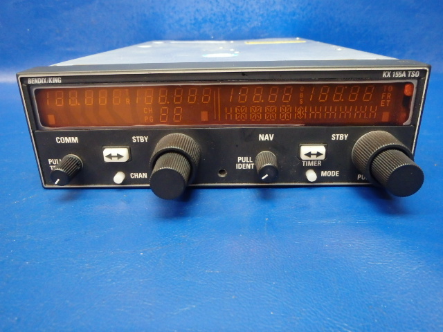 Bendix King 069-01032-0101 KX155A VHF COM AND NAV RECIEVER W/GLIDESLOPE ...