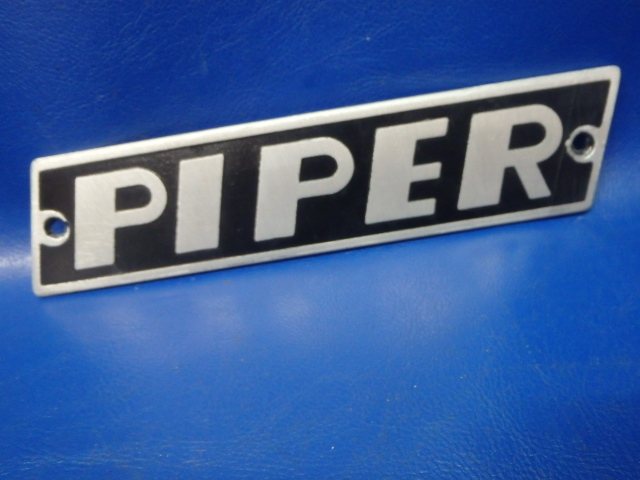 Piper 480 921 Plate-Cowl Name(Placard)
