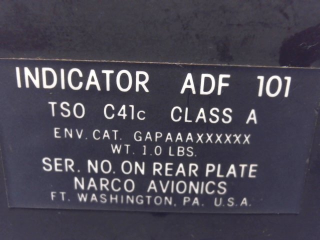 Narco ADF101 ADF 101 Indicator