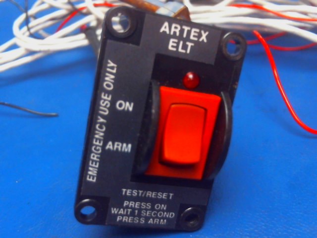 ARTEX 345-6196-04 Switch-ELT Remote(406) w/ Wires