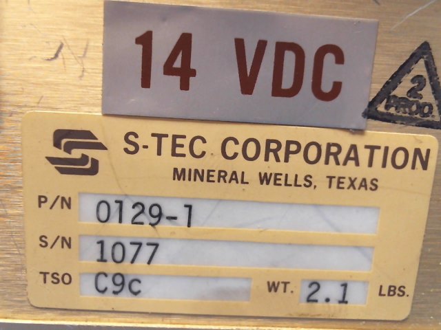 S-TEC 0131-0-1 System 40 Autopilot