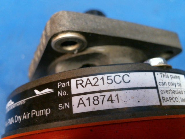 Rapco RA215CC Vacuum. Pump-Dry Air
