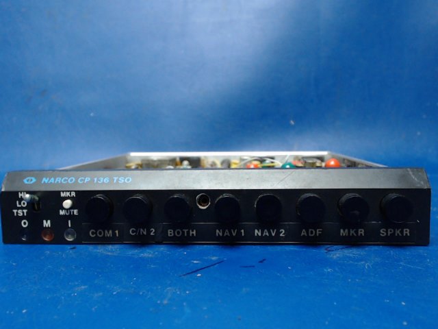 Narco CP 136TSO CP136 Audio Panel