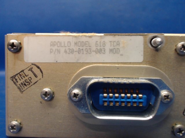 Apollo 430-0193-003 618TCA Loran - II MORROW (SEE PHOTOS)