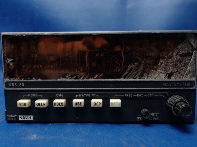 King AS IS KNS-80 NAV SYSTEM 14/28V (INOP) Condition unknown