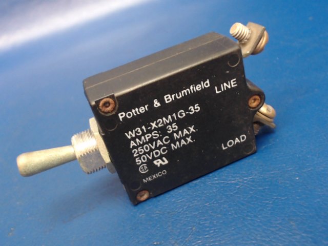 Potter & Brumfield W31-X2M1G-35 MASTER SWITCH 35 AMPS