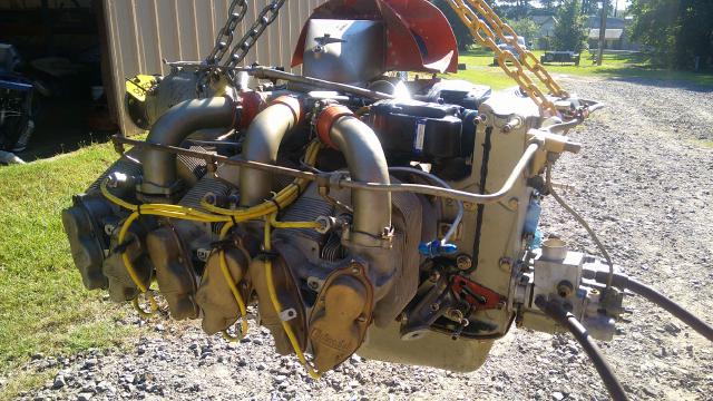 Continental GTSIO-520-H . Engine CORE As Photographed (See Details ...