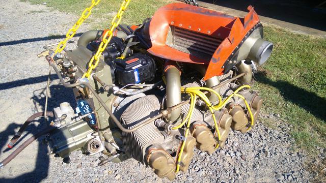 Continental GTSIO-520-H . Engine CORE As Photographed (See Details ...