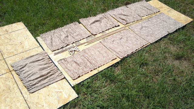 Piper NPN Curtains - Window (SET) W/Rods and brackets