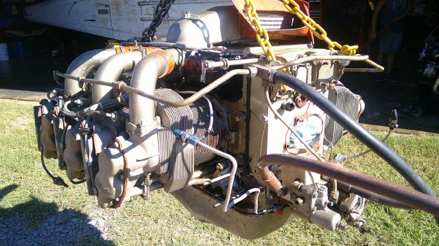 Continental GTSIO-520-H . Engine CORE As Photographed (See Details)