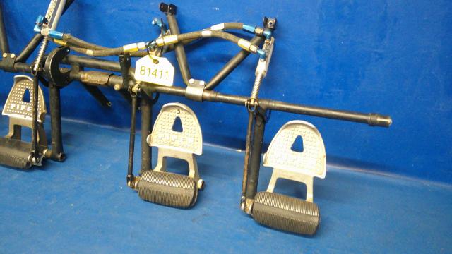Piper RSTB/LSTB Dual Rudder Pedal and Toe Brake Assembly