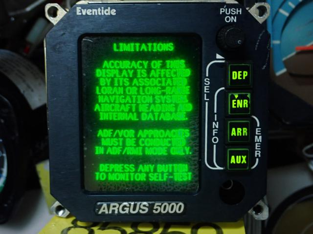 Eventide Avionics 5000-10-00 ARGUS 5000 Moving Map