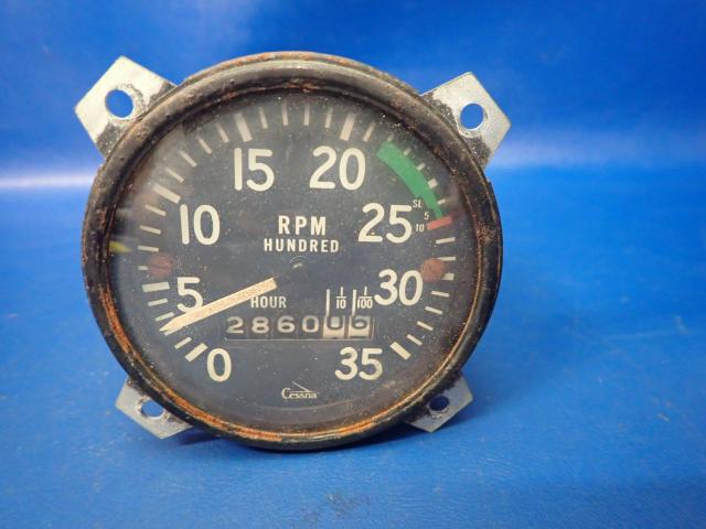 Cessna AS IS S1305-6 Tachometer (Time 2860.06 )INOP