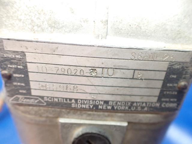 TCM (BENDIX) 10-79020-10 Magneto. (Model S6RN-25) w/ Impulse Coupler