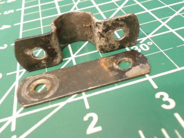 Piper NPN Clamp & Plate-Rudder Pedal Bearing