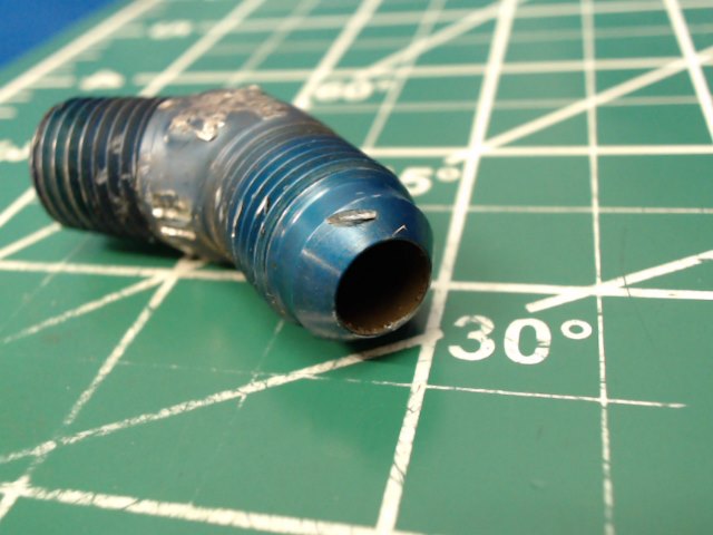 Lycoming O-320-E2A MS20823-6D Elbow - 45 Degrees 3/8 Flared Tube