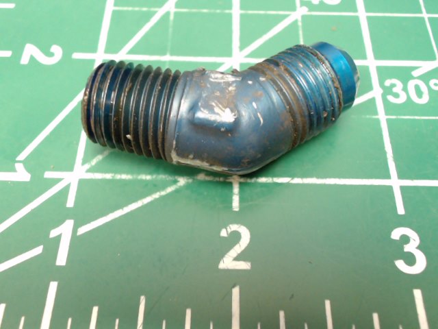 Lycoming O-320-E2A MS20823-6D Elbow - 45 Degrees 3/8 Flared Tube