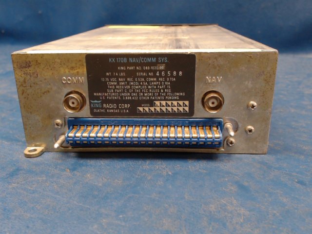 King 069-1020-00 AS IS-KX170B Nav/Comm (See Details) INOP NO RETURNS