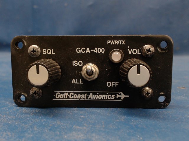 Gulf Coast Avionics GCA-400 INTERCOM - Model 99GCA6PA