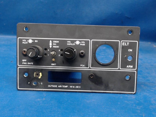 Telex 70650-000 PC 4 AIRCRAFT INTERCOM PANEL
