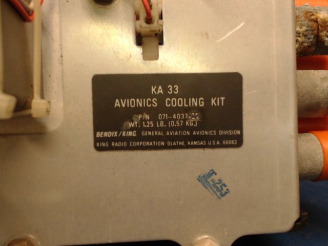 Bendix King 071-4037-00 Kit - Avionics Cooling Fan (6 Port 14V) Model KA 33