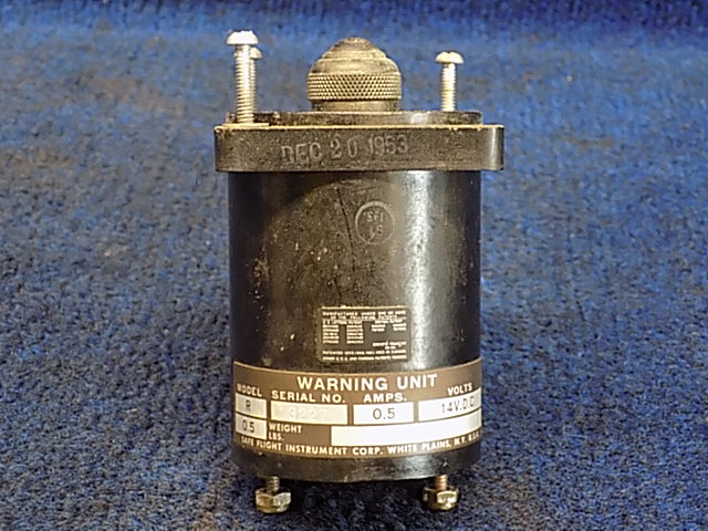 Safe Flight 164-R Stall Warning Indicator W/ Light 14V W/Light