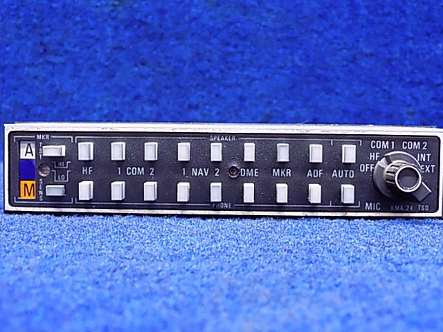 Bendix King 066-1055-02 KMA-24 Audio Panel w/Marker Beacon Receiver