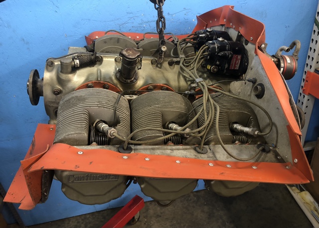 Continental O-470-R . Engine w/Accessories TSMO= 375.51