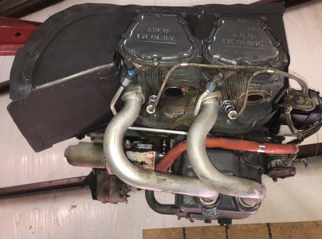 Lycoming IO-360-A1B6 . Engine w/Accessories FORWARD DRAFT TSMO=593.3