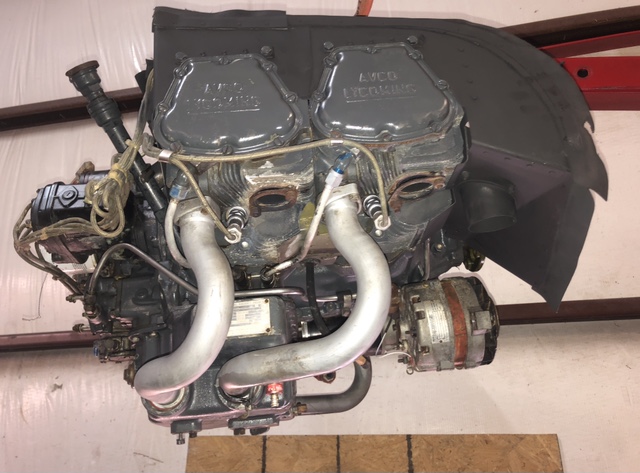 Lycoming IO-360-A1B6 . Engine w/Accessories FORWARD DRAFT TSMO=593.3