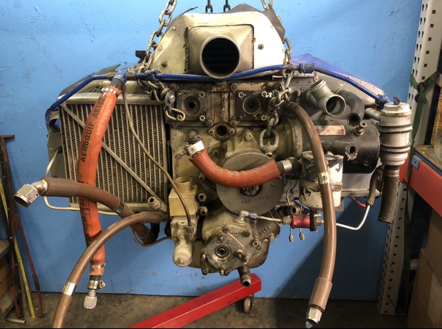 Continental GTSIO-520-H . Engine CORE As Photographed Unknown Condition