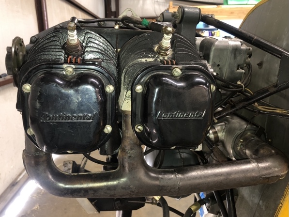 Continental C90-8F . Engine w/Accessories TSMO=1354.02 TSTO 242.32