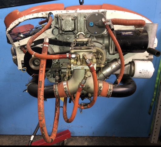 Continental IO-470-V0 . (9B) Engine w/Accessories TSMO=597.7