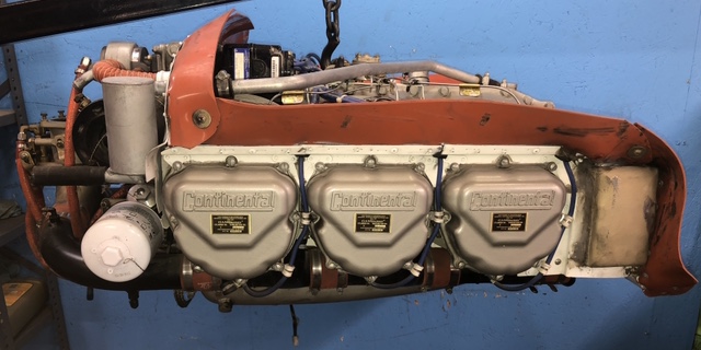 Continental IO-470-V0 . (9B) Engine w/Accessories TSMO=597.7
