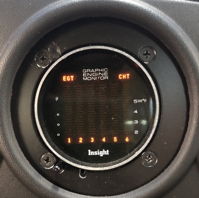 Insight GEM-602 Graphic Engine Monitor EGT-CHT w/ Probes & Wiring