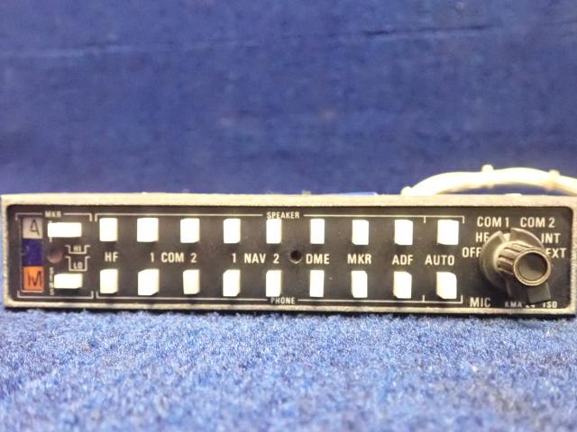 Bendix King 066-1055-02 KMA-24 Audio Panel w/Marker Beacon Receiver