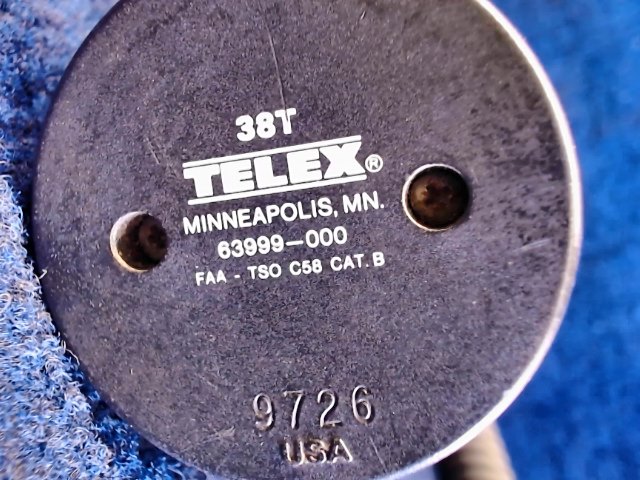 Telex 63999-000 Telex 38T Electret Noise Cancelling Microphone