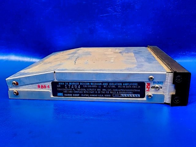 King 066-1055-03 KMA-24 Marker Beacon Receiver & Isolation Amplifiers