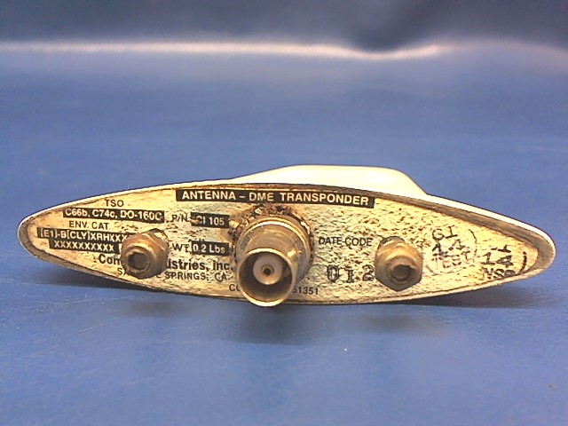 COMANT INDUSTRIES INC. CI 105 Antenna - DME Transponder