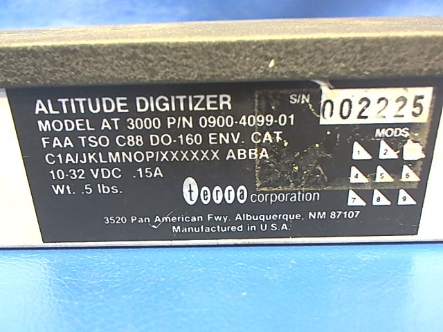 Terra AT3000 ENCODER-Altitude Digitizer Model AT-3000