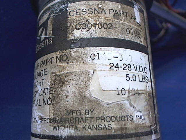 Cessna C301002-0301 Actuator & Motor-Flap Control (12-14V)