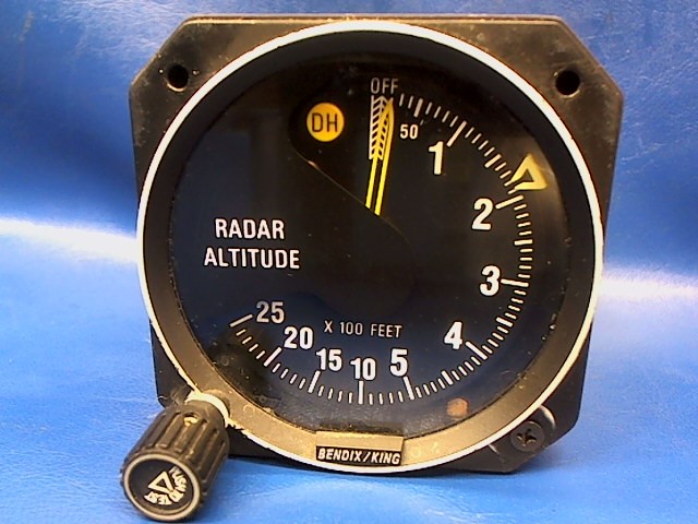 King 066-3054-01 KI-250 Radar Altimeter Indicator