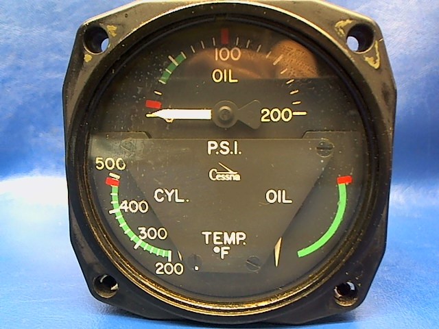 Cessna CM2920L1 Engine Gauge - Oil Pressure/Oil Temp/CYL Temp