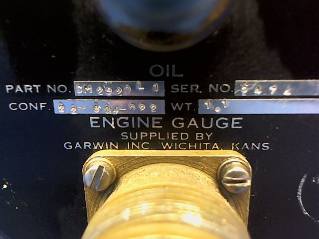 Cessna CM2920L1 Engine Gauge - Oil Pressure/Oil Temp/CYL Temp