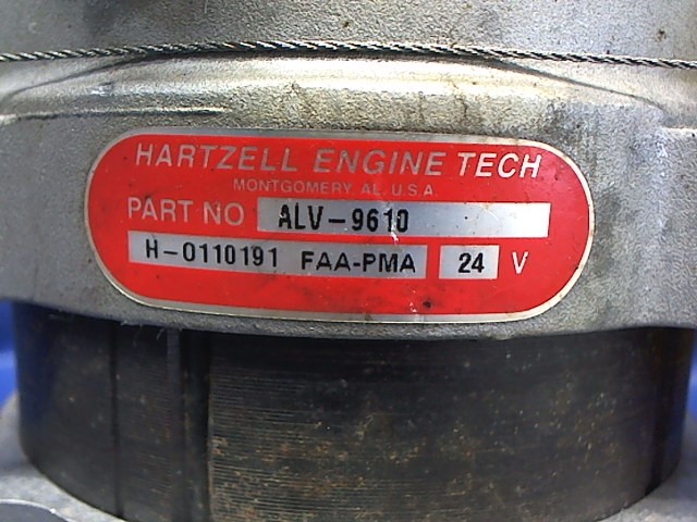 Hartzell ALV-9610 HARTZELL ALTERNATOR. (28 VDC 100 AMP)
