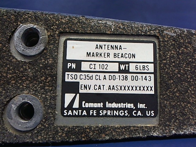 Comant CI-102 Antenna - Marker Beacon
